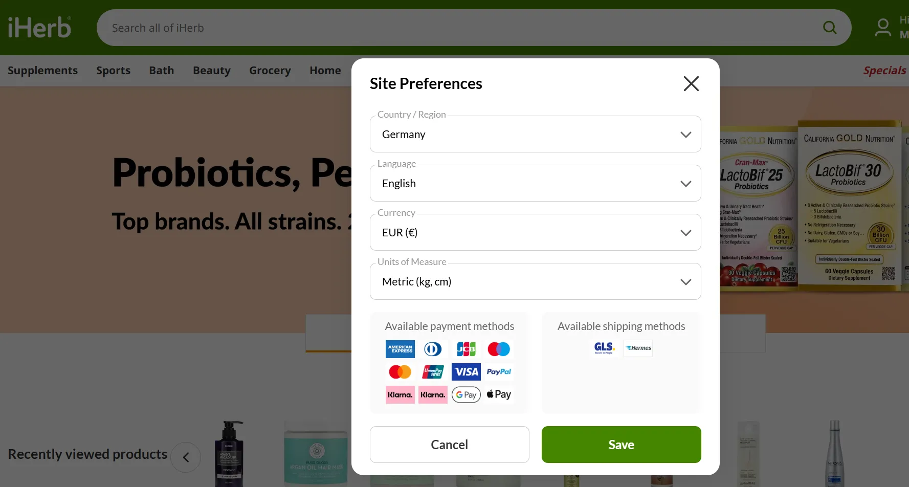 iHerb Germany — Shipping, Taxes & Free Delivery 2026